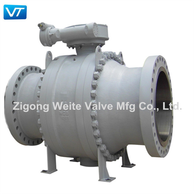 36'' WCB Gear Operated Ball Valve Horizontal Installation Class 600 ...