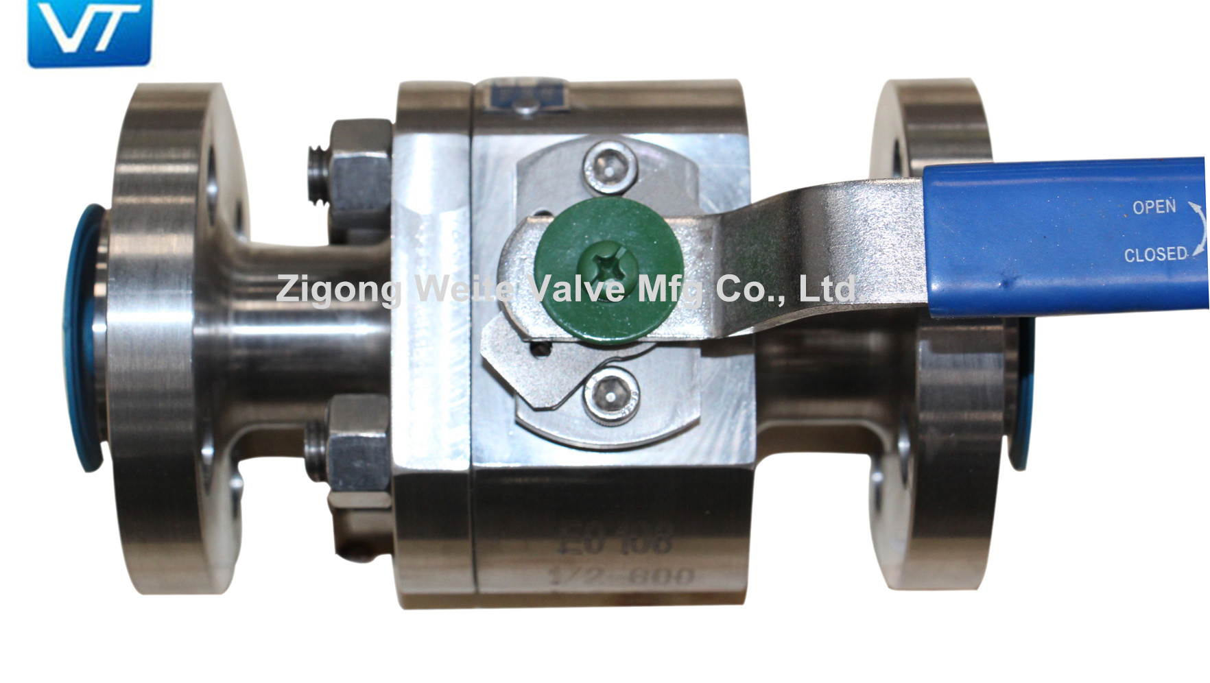 Floating 600lb 6FA API Fire Safe Valve 0.5" Lever Operated With Locking ...