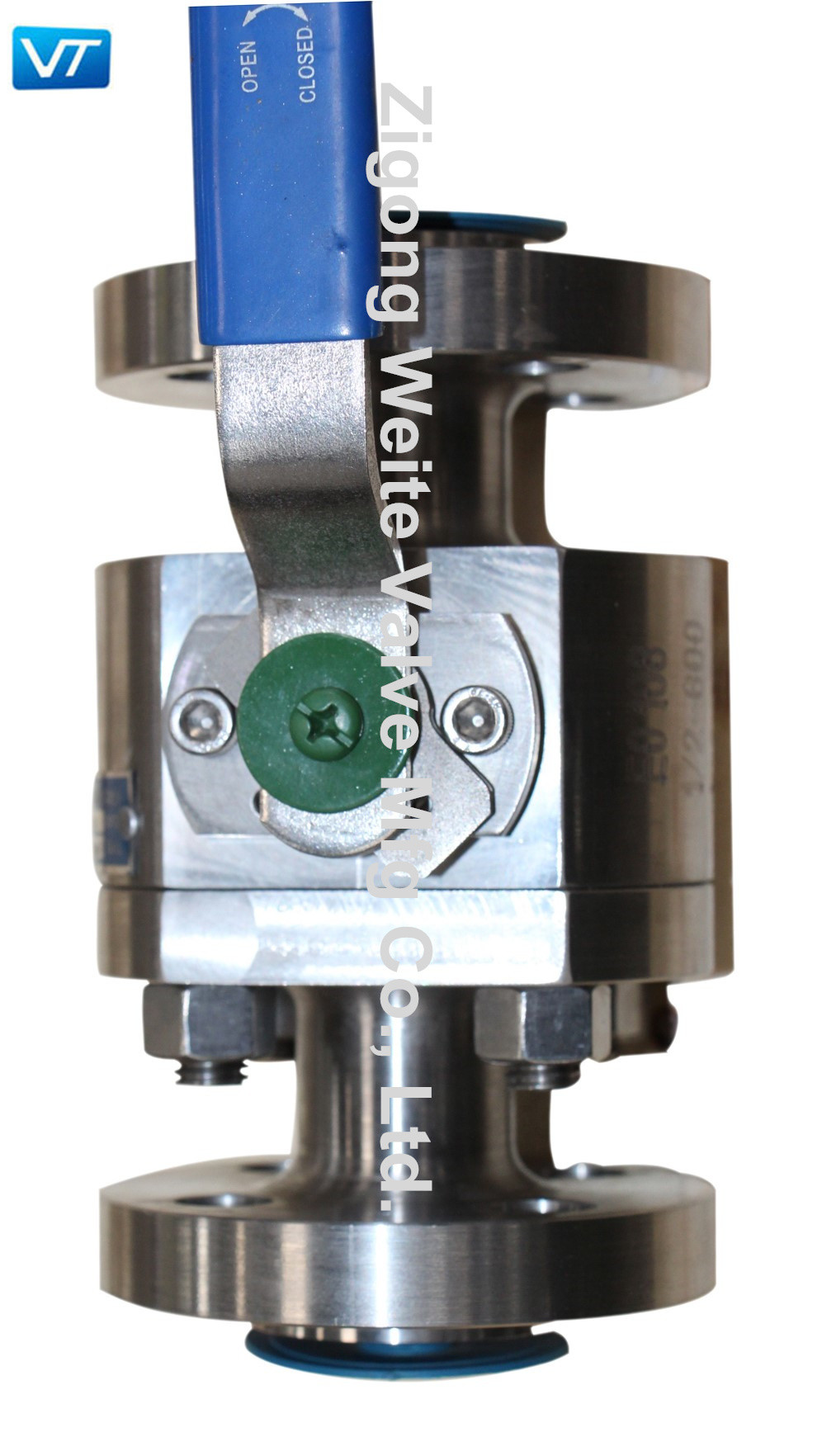 Floating 600lb 6FA API Fire Safe Valve 0.5" Lever Operated With Locking ...