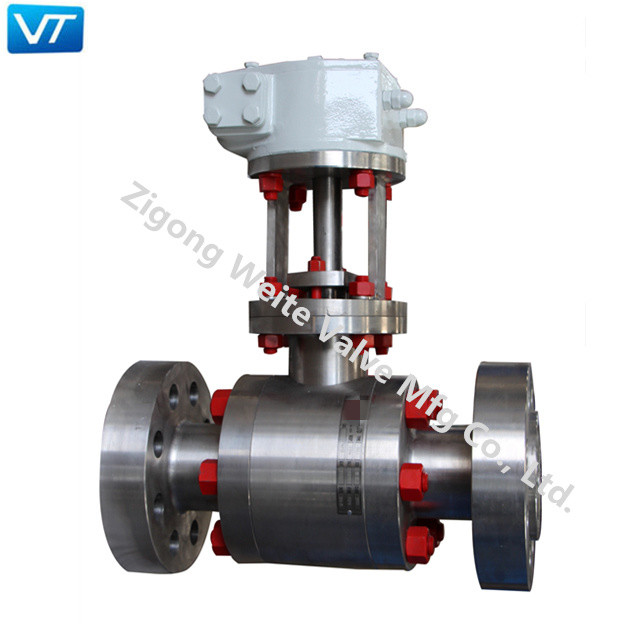 Soft Sealing High Pressure Ball Valve PEEK Seated Class 2500 Ball Valve ...
