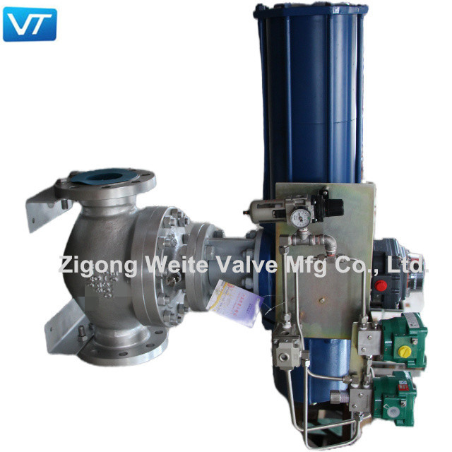 4'' 300LB Body CF3 SDV Shutdown Valve Pneumatic Actuator Water Oil Gas ...