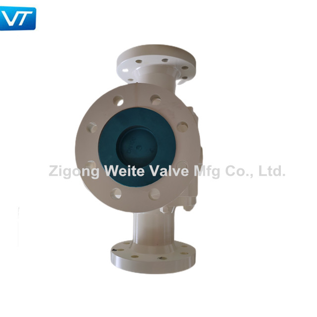 API 608 Standard 3 Way Ball Valve 4 Inch API 598 ASME B16.10 Flange