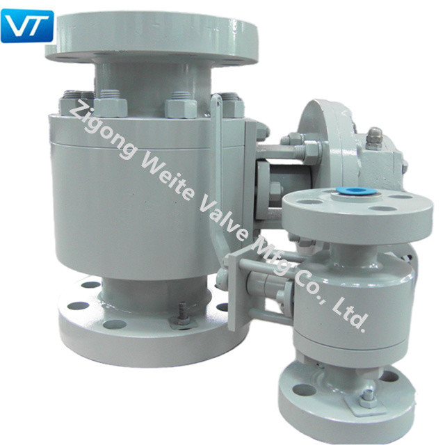 Forged Steel Double Oil Pipeline Valves ISO5211 Double Block And Bleed ...