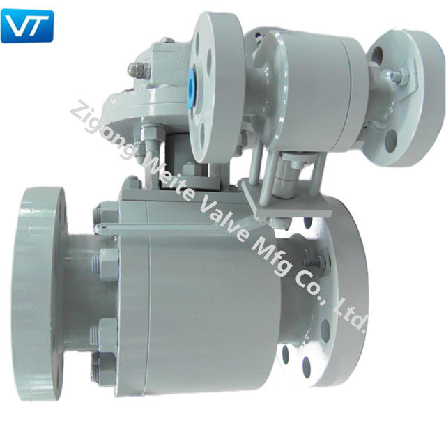 Forged Steel Double Oil Pipeline Valves ISO5211 Double Block And Bleed ...