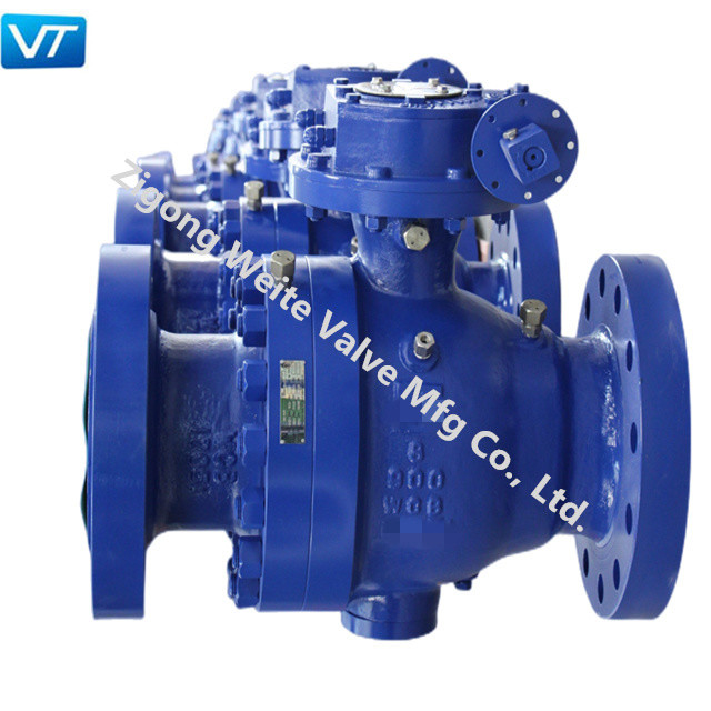Carbon Steel Class 900 Trunnion Mounted Ball Valve 8" WCB Class 900 ...