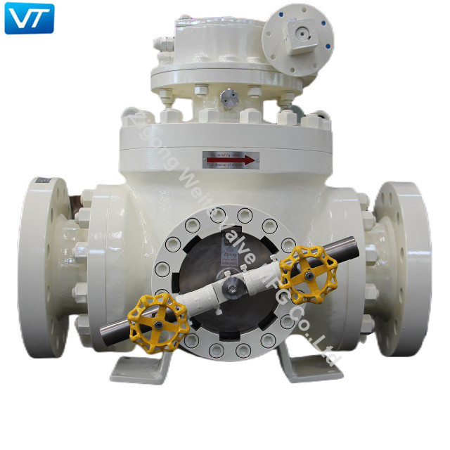 600LB Pigging Ball Valve 600LB WCB Carbon Steel Ball Valve For Cleaning ...