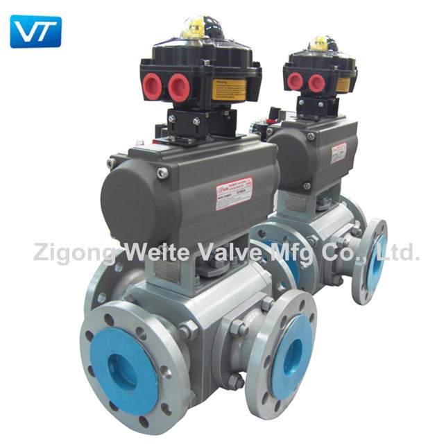 Low Fluid Resistance Pipeline Ball Valve Gas Over Oil Actuated API 607 ...