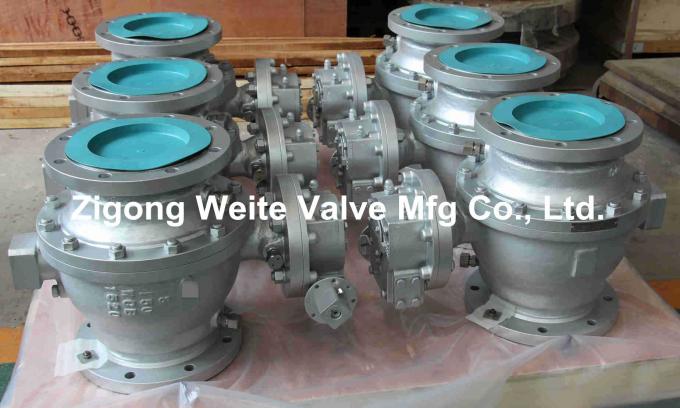 8 Inch Class 150 Trunnion Mounted Ball Valve Flange End Upstream Seal