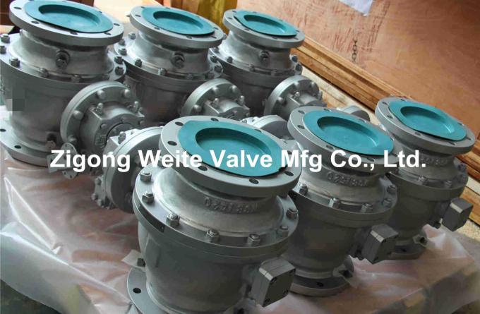 8 Inch Class 150 Trunnion Mounted Ball Valve Flange End Upstream Seal