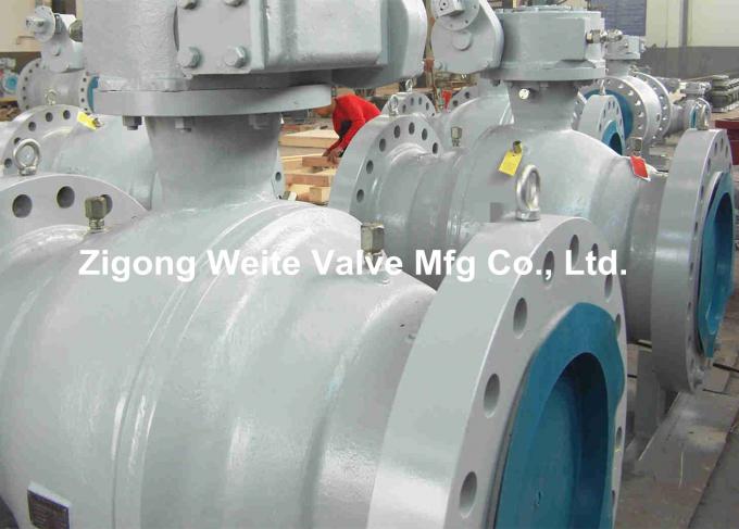 OEM 16" 600LB WCB API 598 Ball Valves Full Bore Big Size Forged Steel