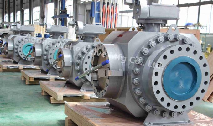 10'' 600LB Pigging Ball Valve Forged Steel Body Material A105 ENP